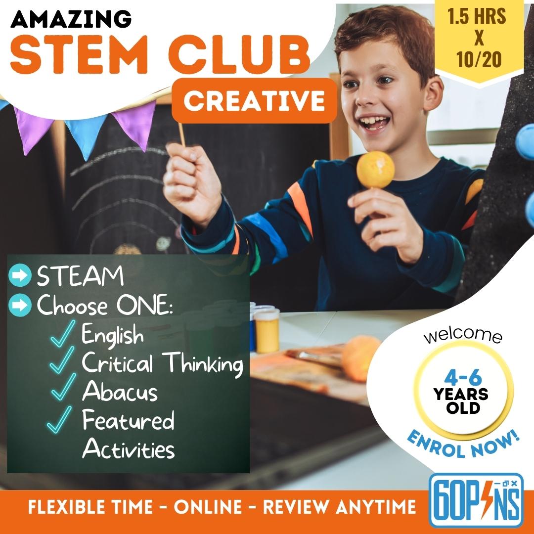 Creative Stem club (junior) – ENG – 60Pins by KTT Business Management ...