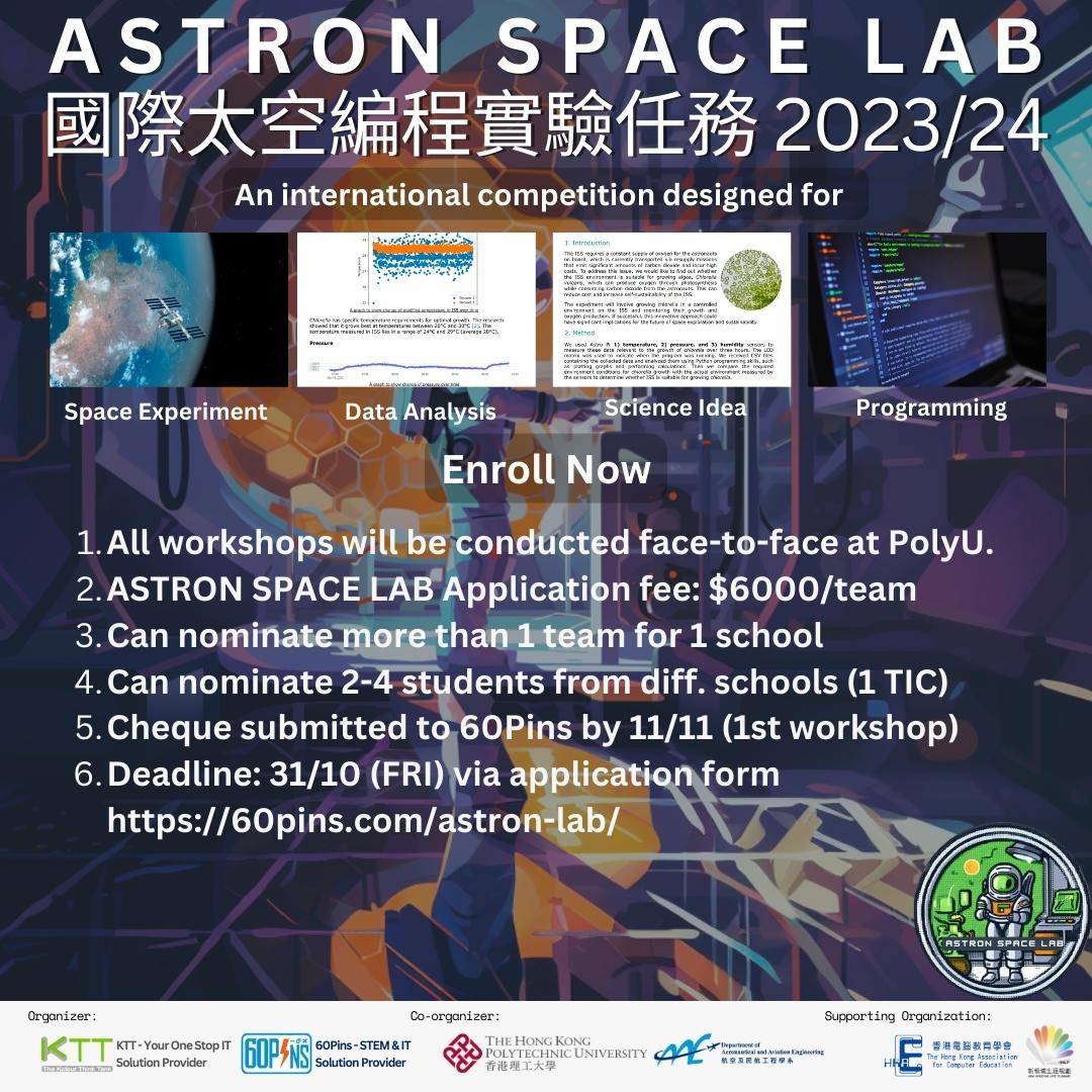 ASTRON SPACE LAB 2023/24 – 60Pins by KTT Business Management Consulting ...